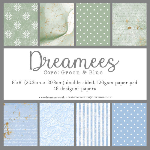 CORE: Sage Green 8x8 Paper Pad - Dreamees