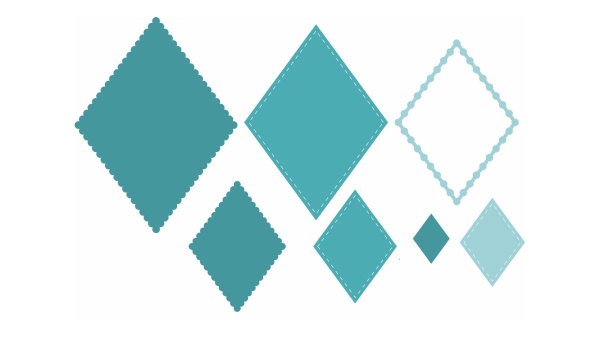 Nesting Diamonds Die Set - Dreamees