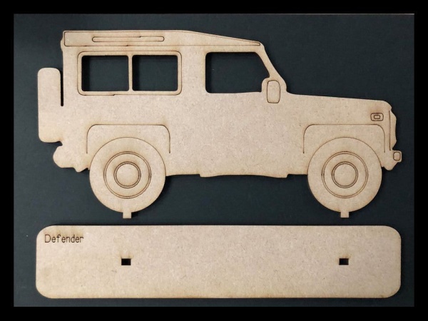 500 Style Car Shaped Artboard MDF - Dreamees