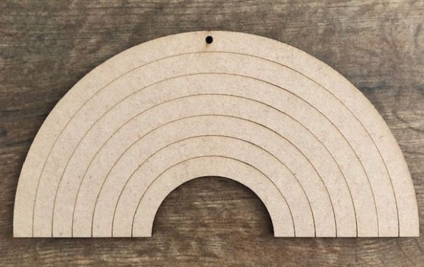 Rainbow MDF Artboard (Full Rainbow) - Dreamees