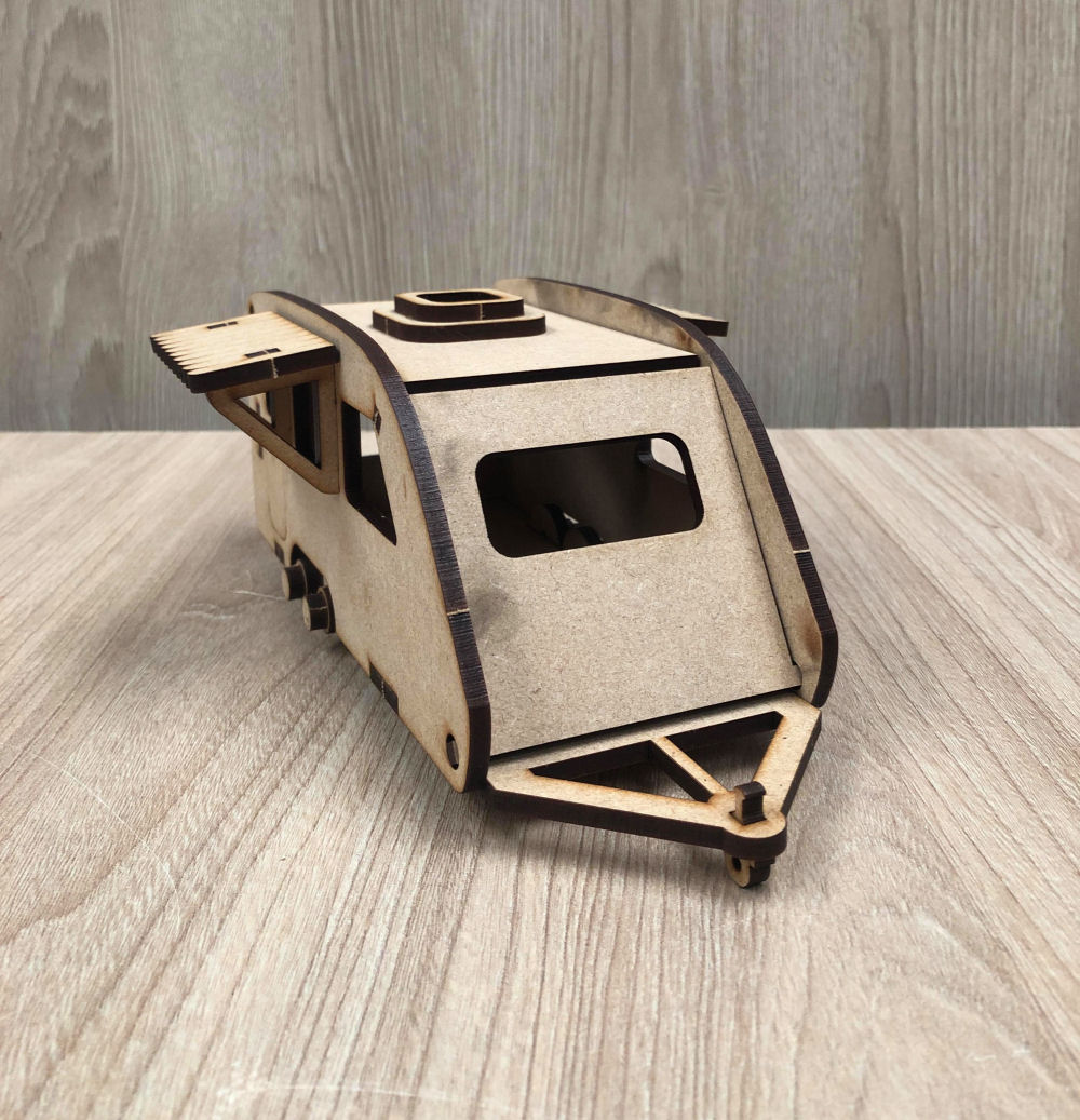 3D Caravan MDF Kit - Dreamees