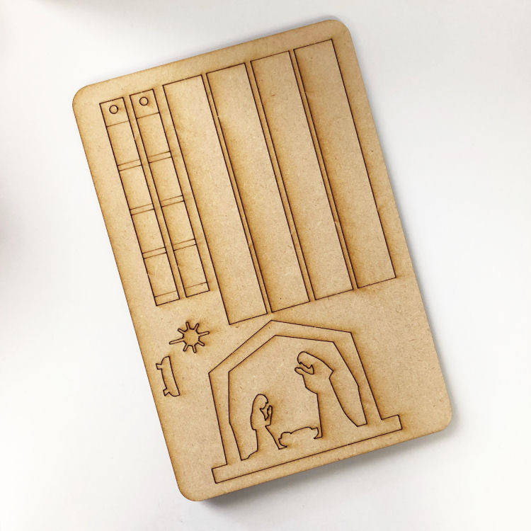 Nativity Mini Pallet Art Kit Dreamees