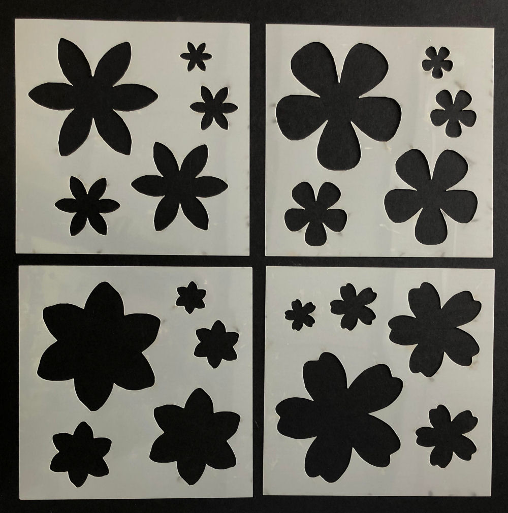 Flower Shapes Stencil Collection (Set 7) - Dreamees