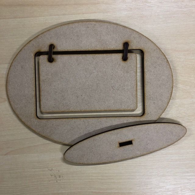 8x6" Oval/Rectangle Hanging Artboard - Dreamees