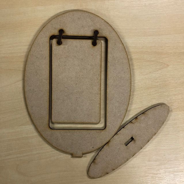 8x6" Upright Oval/Rectangle Hanging Artboard - Dreamees