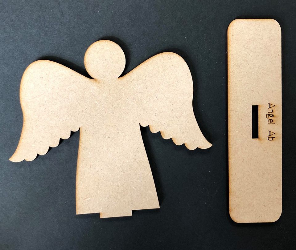 Angel Shaped Artboard MDF - Dreamees