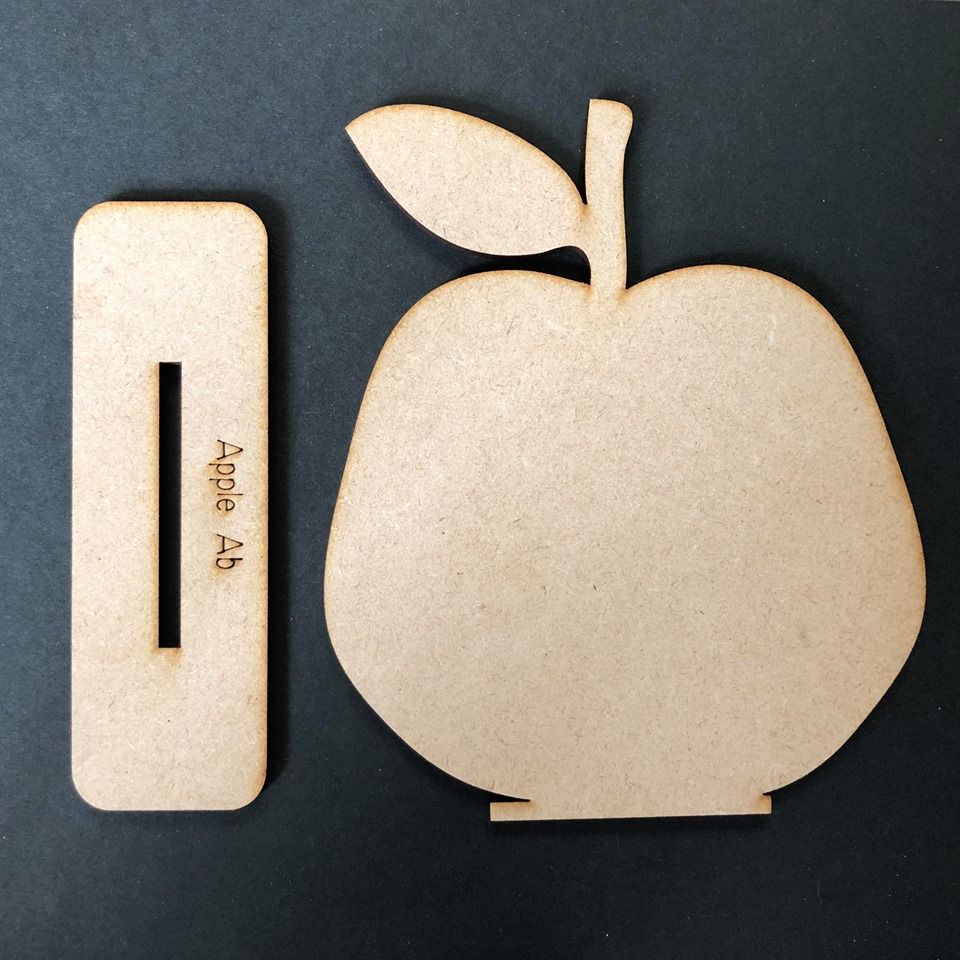 Apple Shaped Artboard MDF - Dreamees
