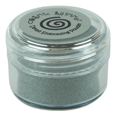 Cosmic Shimmer Detail Embossing Powder Silver Shine 20ml - Dreamees