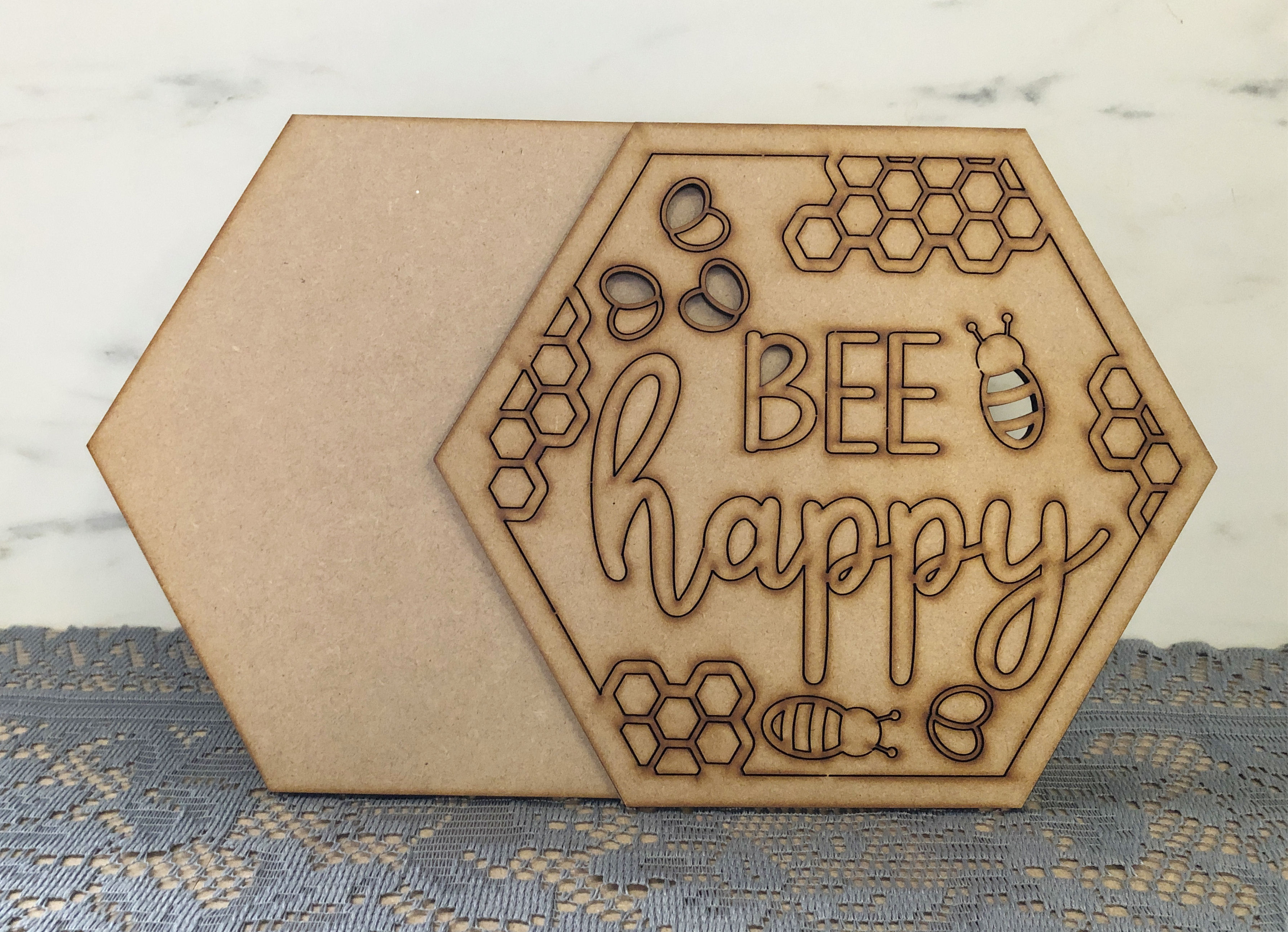 Bee Happy Layering Hexagon Kit - Dreamees