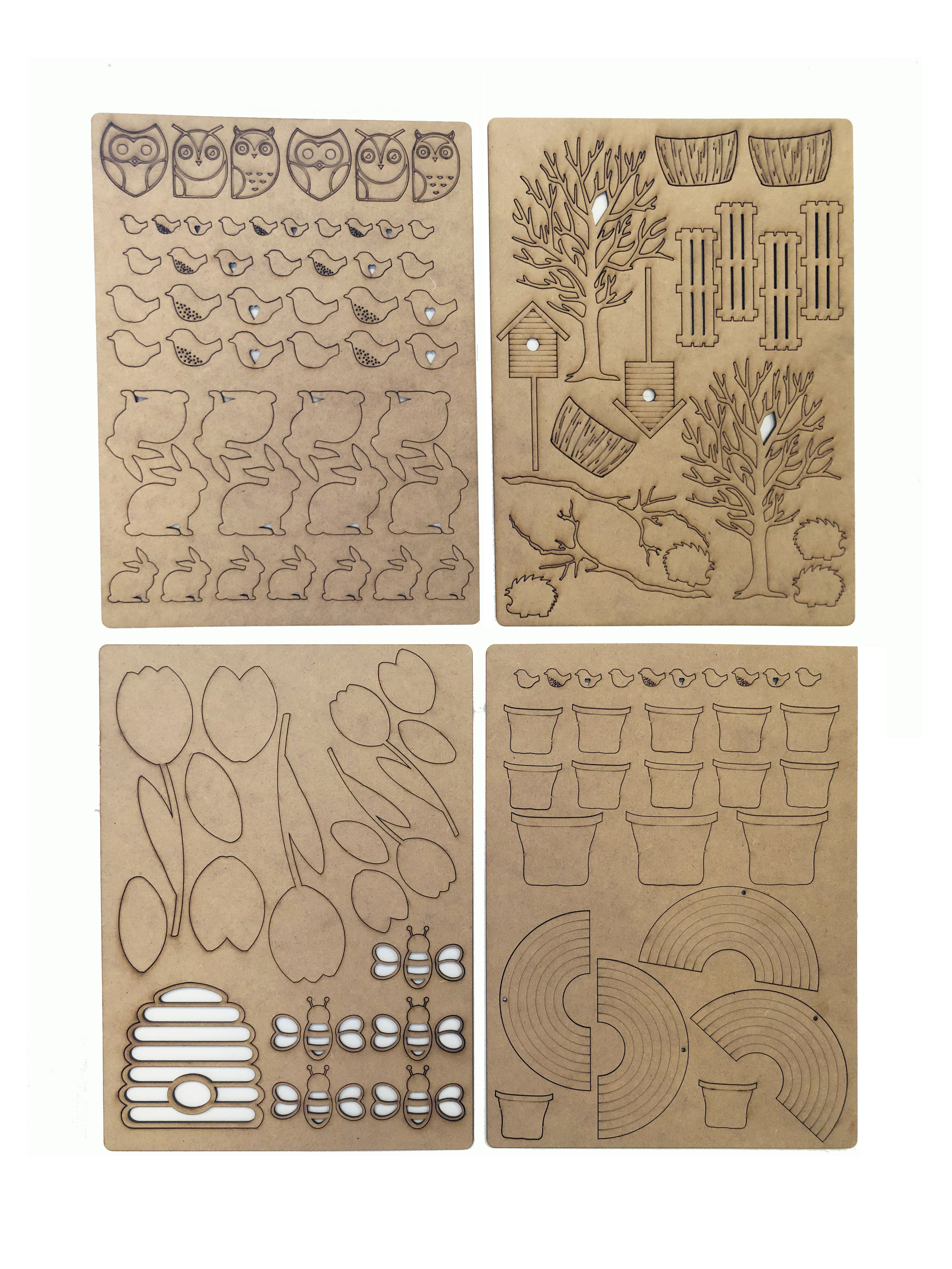 Nature Embellishment Sheet Stash - Dreamees