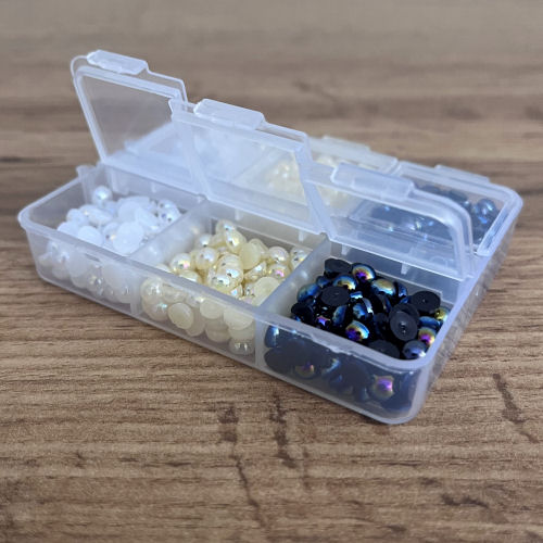Essential Compact Faux Pearl Box - Dreamees