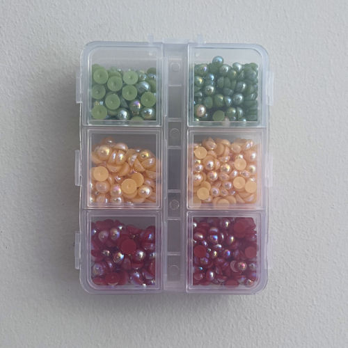 Festive Compact Faux Pearl Box - Dreamees