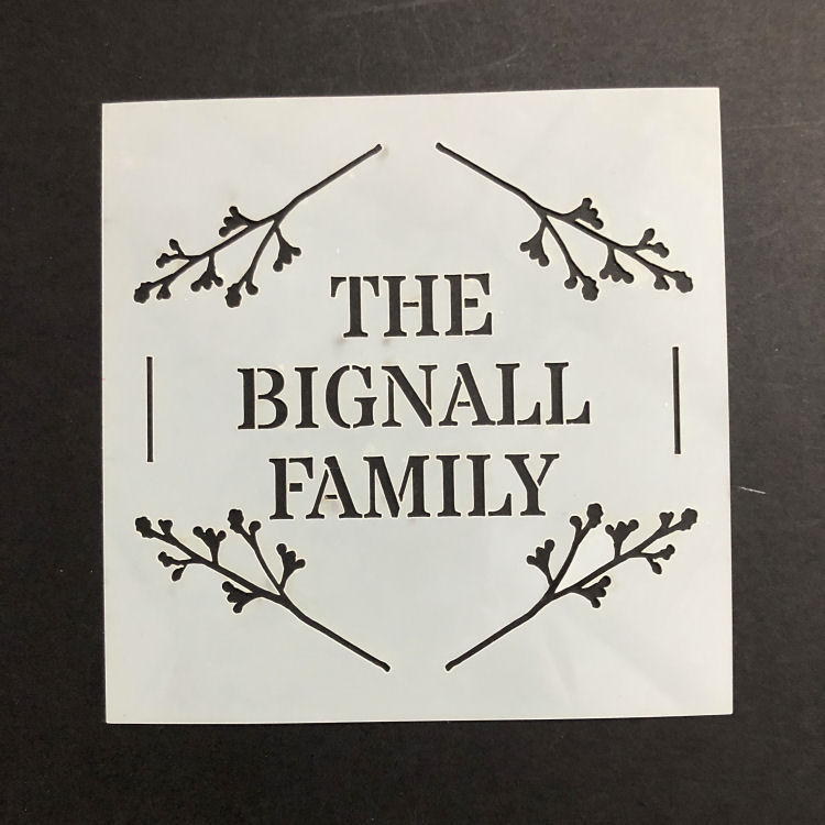 Family Stencil (Personalised) - Dreamees