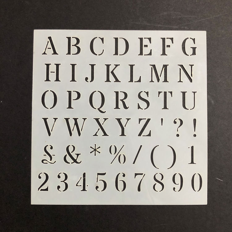 Alphabet Stencil (Varients) - Dreamees