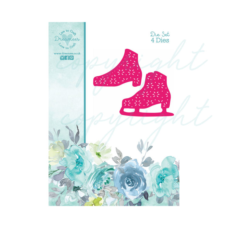 Ice Skate A5 Die Set - Dreamees