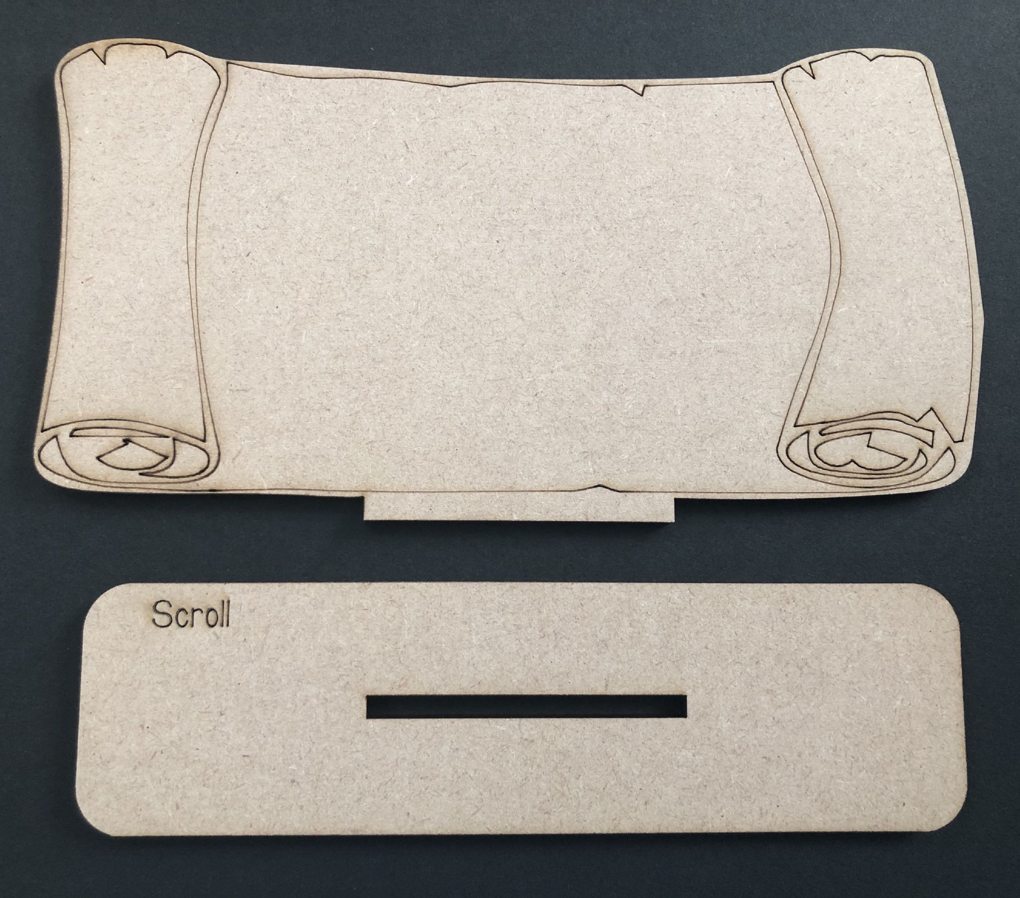 Landscape Scroll Shaped Artboard MDF - Dreamees