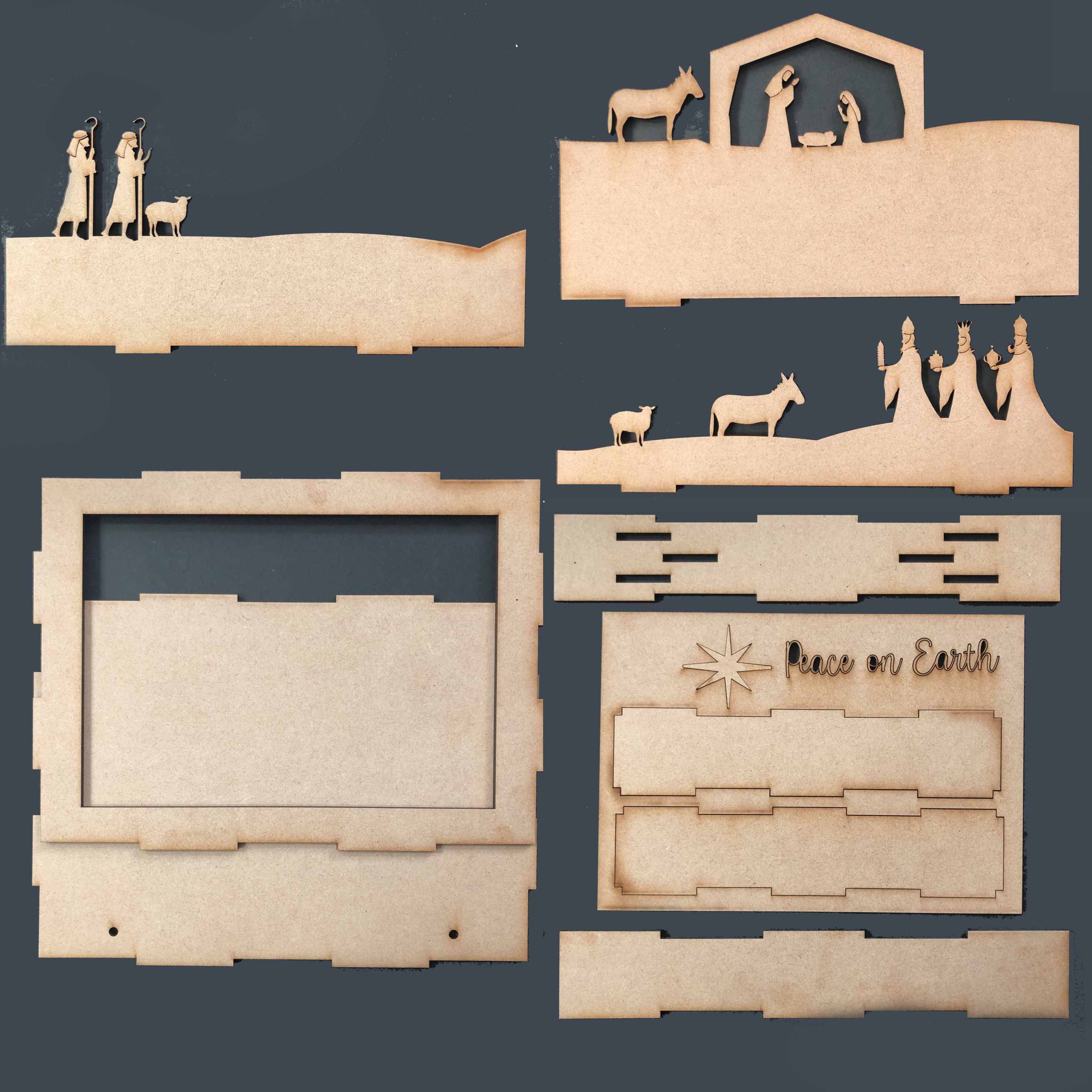 Nativity Box Frame Kit - Dreamees