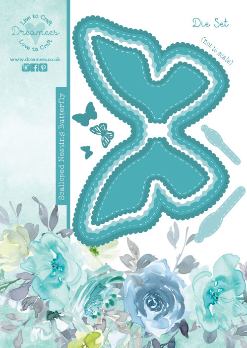 Nesting Butterflies Die Set - Dreamees