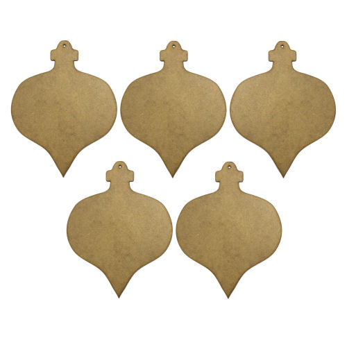 Shaped Bauble Multibuy - 5 Pieces (150mm) - Dreamees