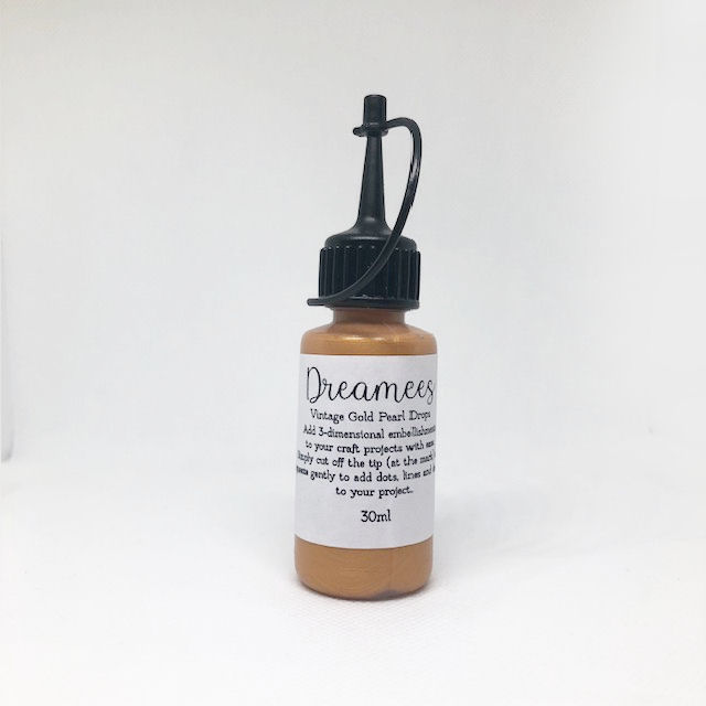 Vintage Gold 30ml Liquid Pearl Drops - Dreamees