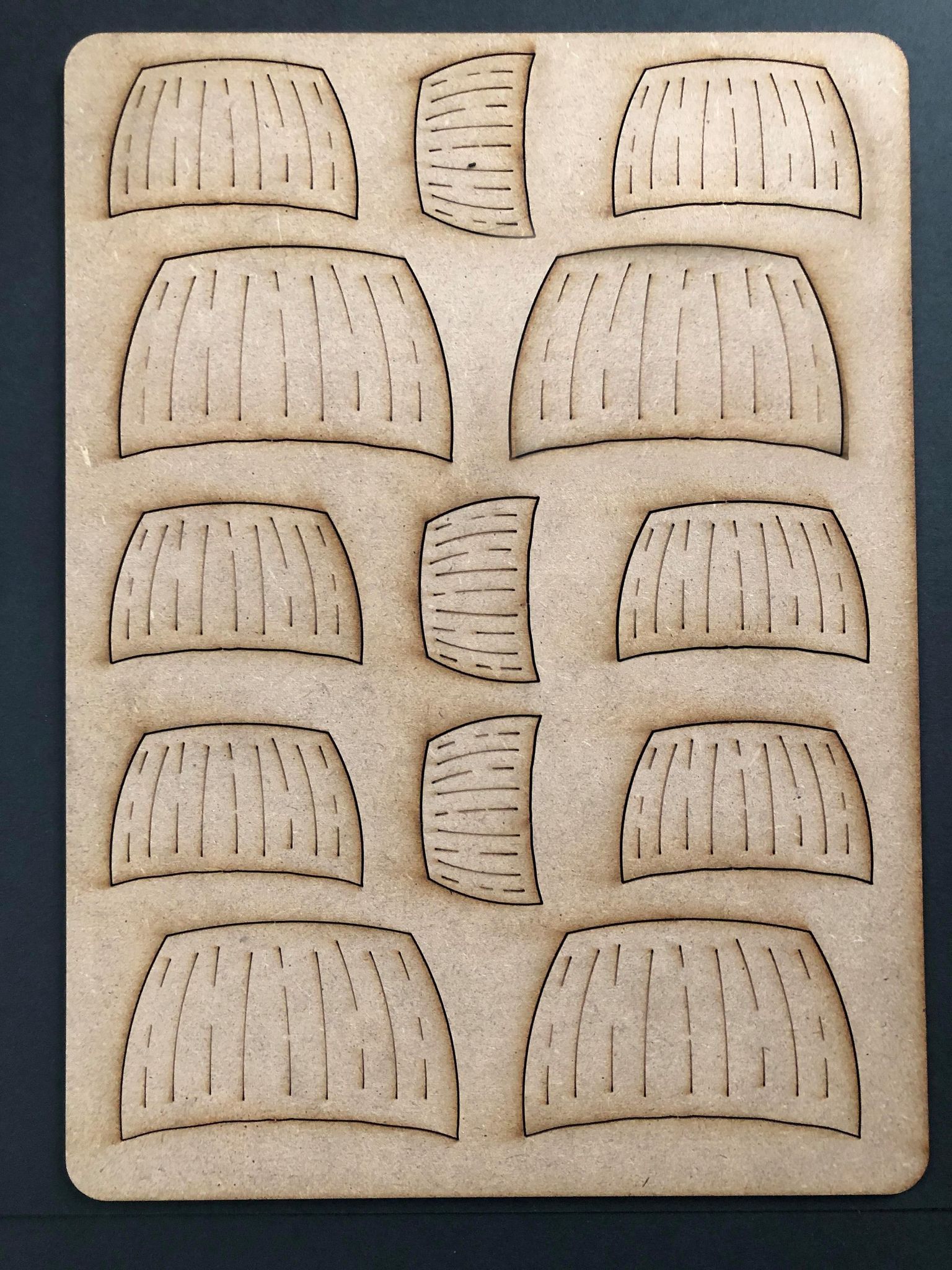 Barrels A4 Lasercut Embellishment Sheet - Dreamees