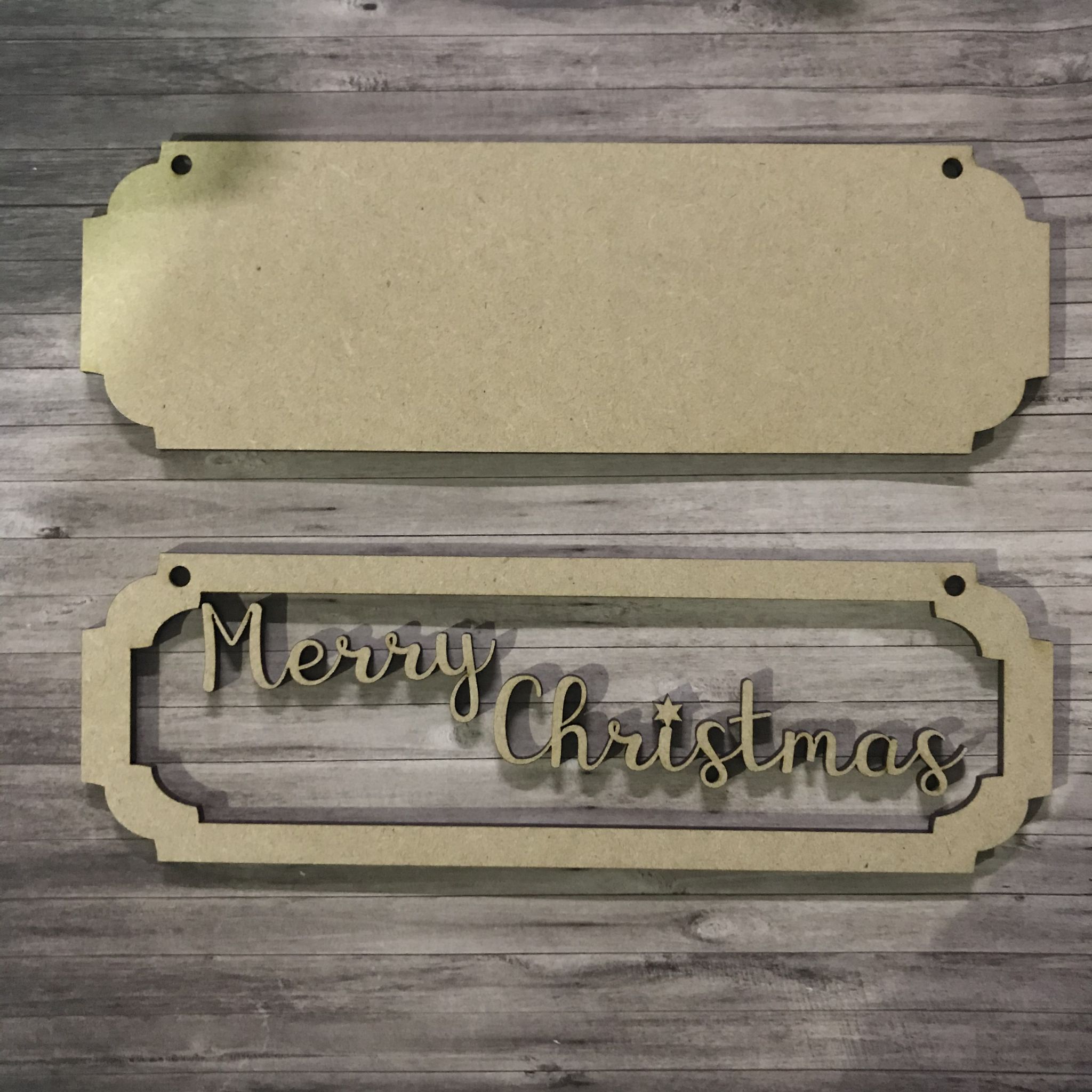 Merry Christmas Street Sign Kit - Dreamees