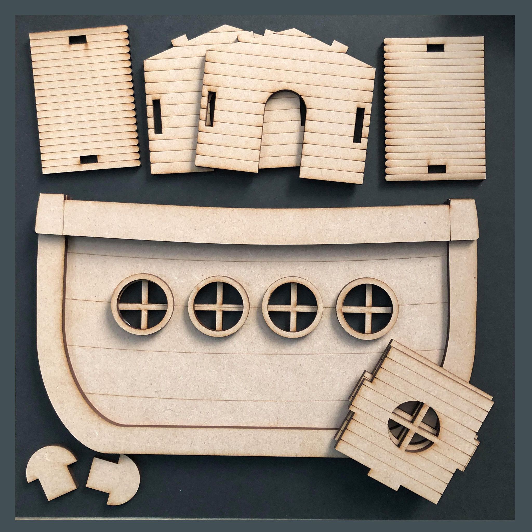 Noah's Ark MDF Kit - Dreamees