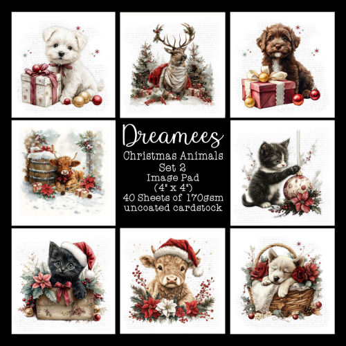 Christmas Animals (Set 2) Image Pad - Dreamees